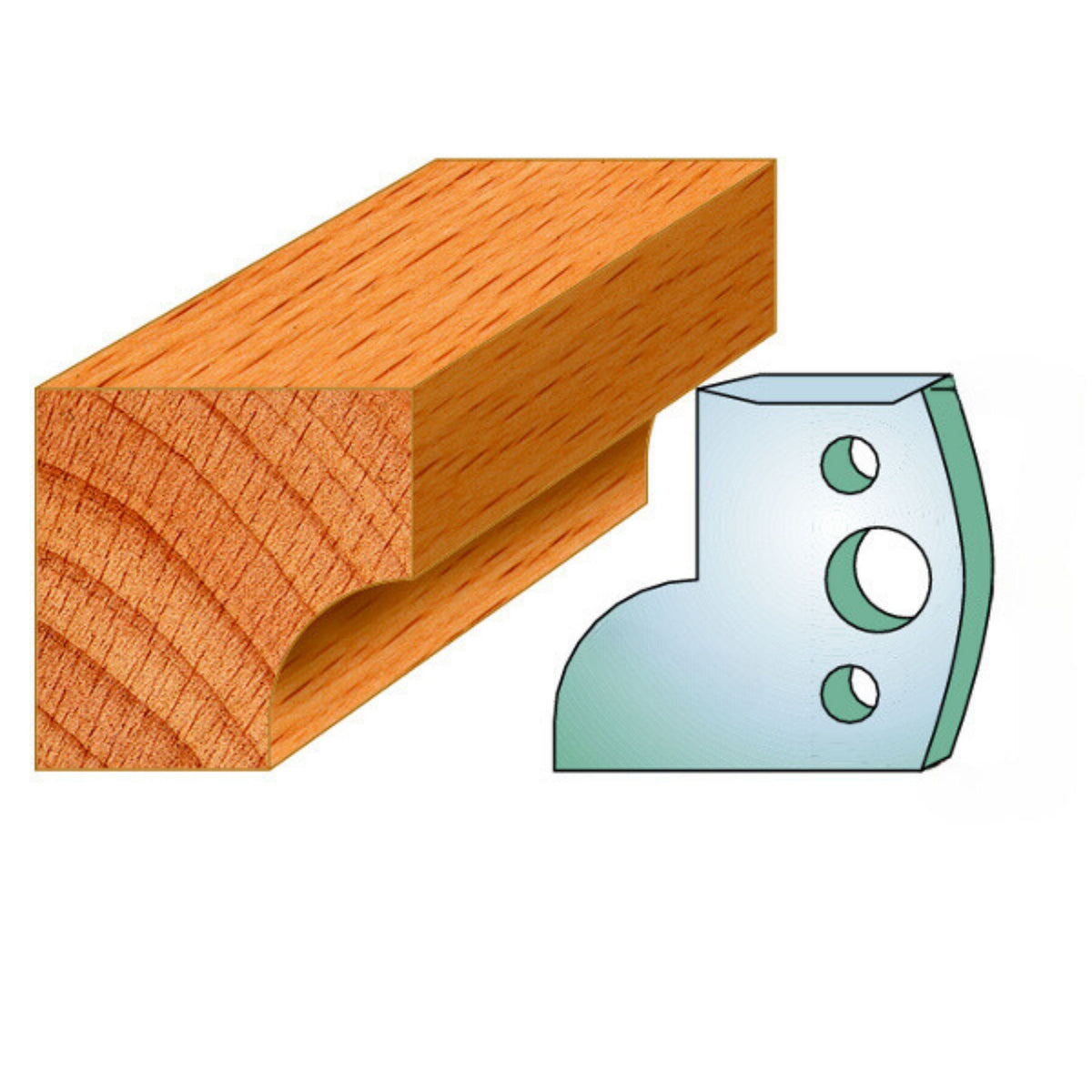 Buy Profile 057 SPINDLE MOULDER CUTTERS - 40MM PROFILE KNIVES & LIMITERS