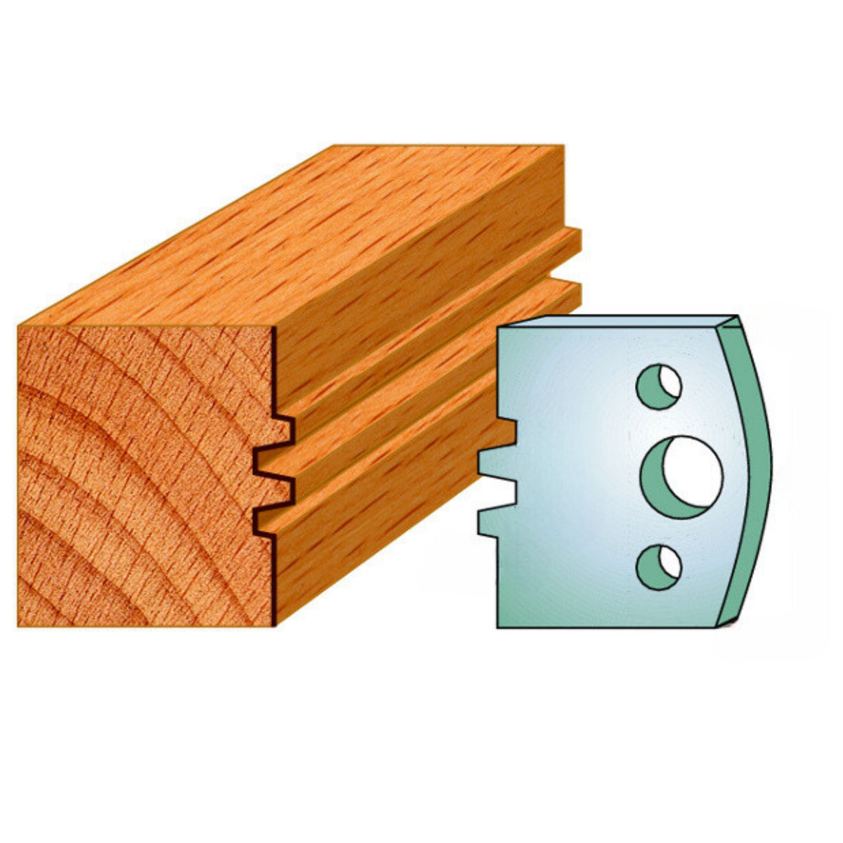 Profile 075 Knives and Limiters Sets | Spindle Moulder Cutters Limiters ...